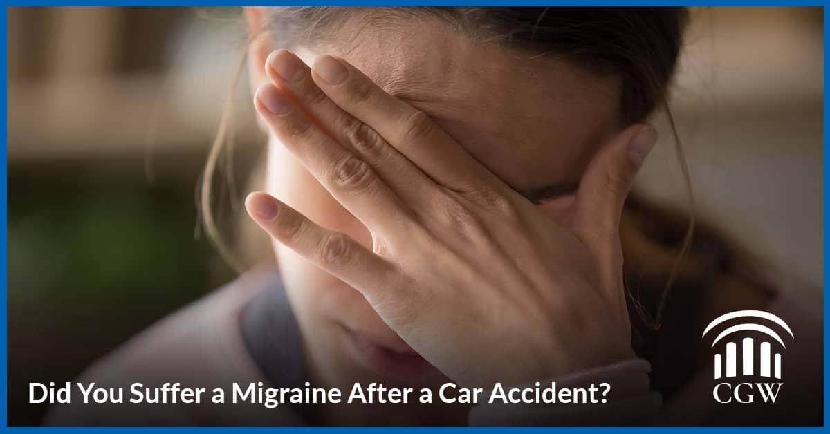 What Should You Do If You Have a Migraine After a Car Accident?
